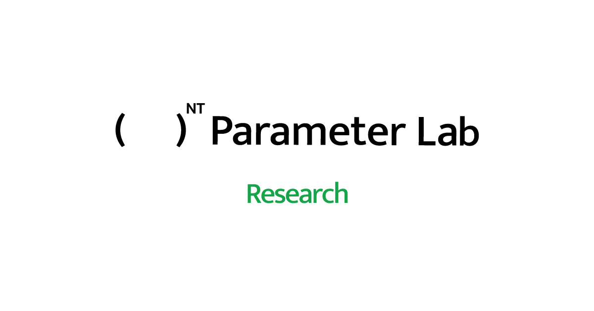 Research | Parameter Lab